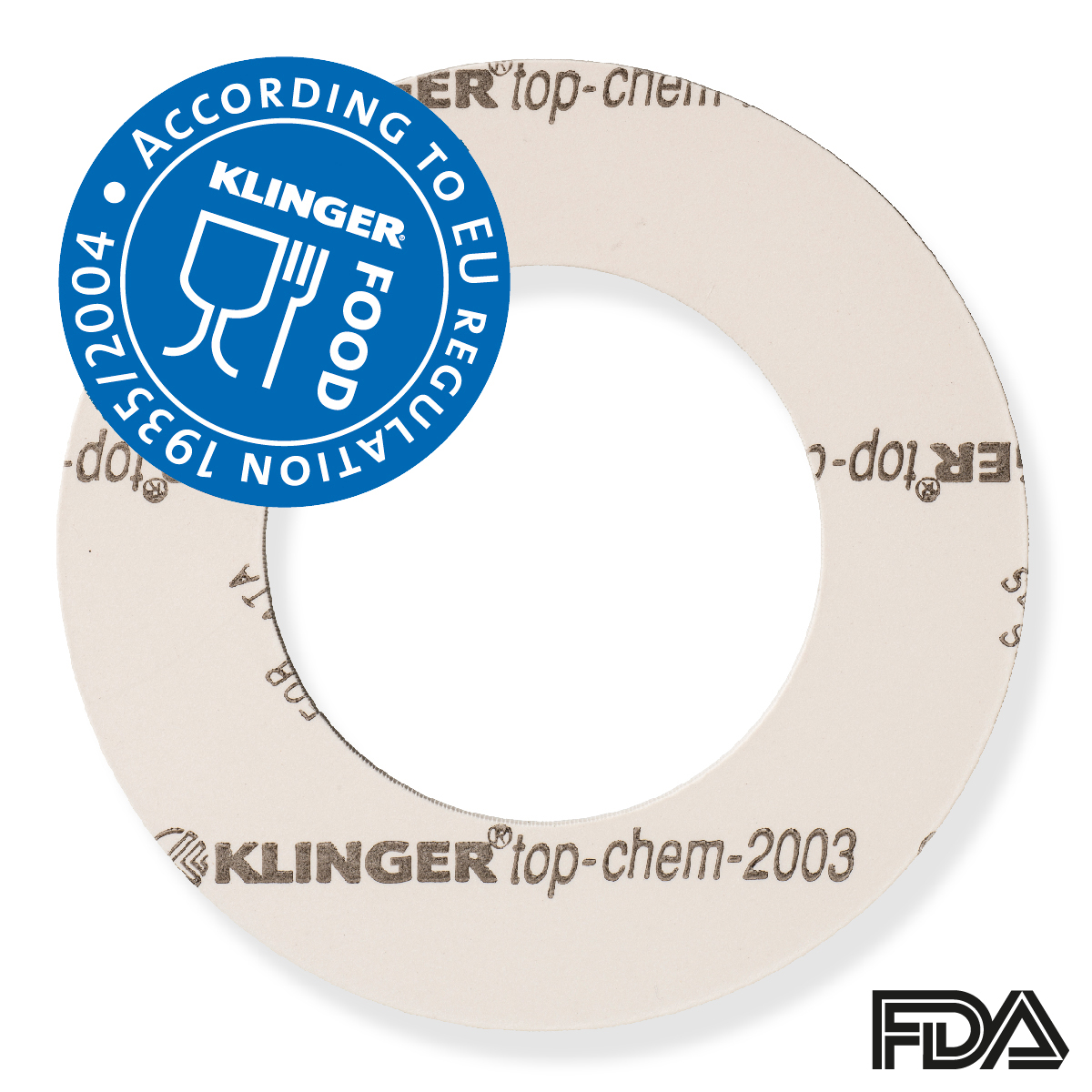 Food afdichtingen | KLINGER®top-chem-2003 FDA / EC 1935 - van KLINGER